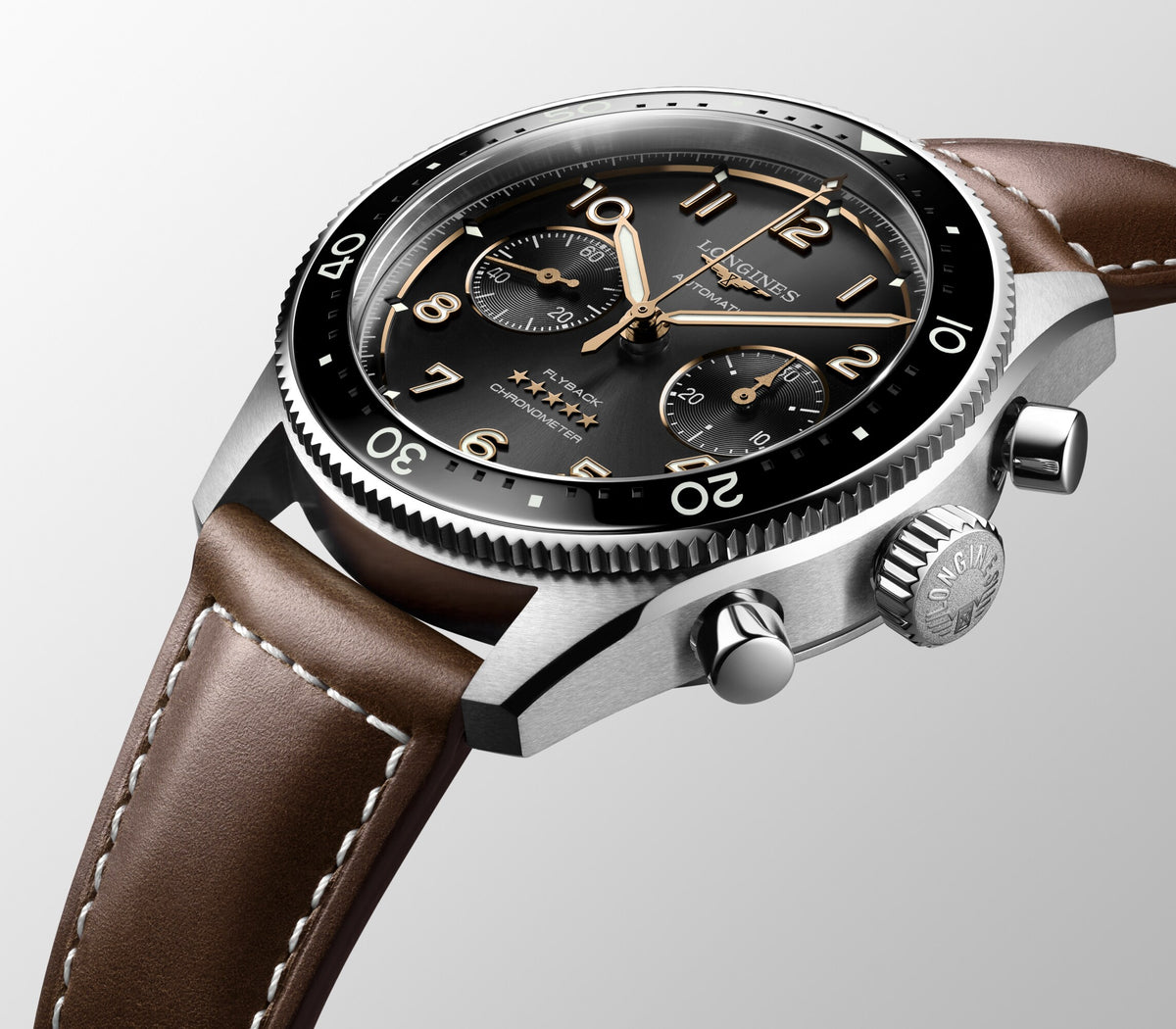 LONGINES SPIRIT FLYBACK | 42 mm | Automatic – Diamonds International Malta