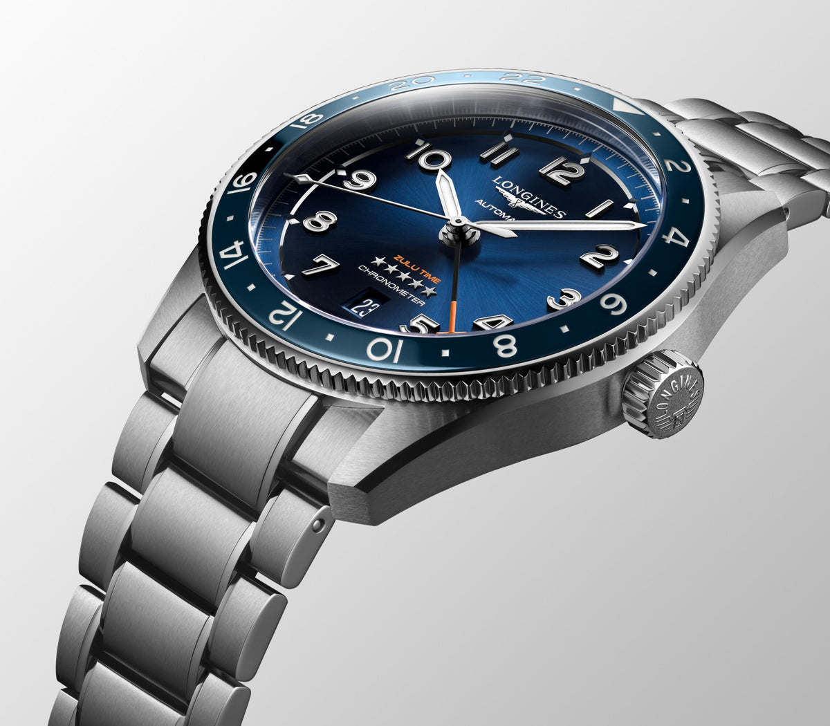 LONGINES SPIRIT ZULU TIME | 42 mm | Automatic – Diamonds International ...